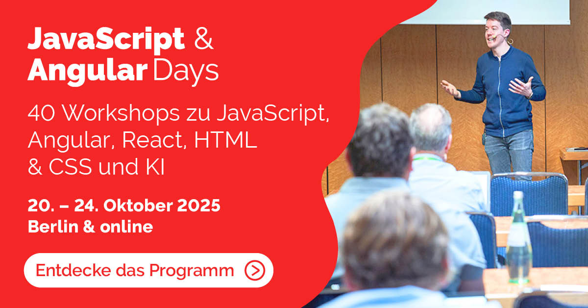 Line-Up 2025 | JavaScript & Angular Days